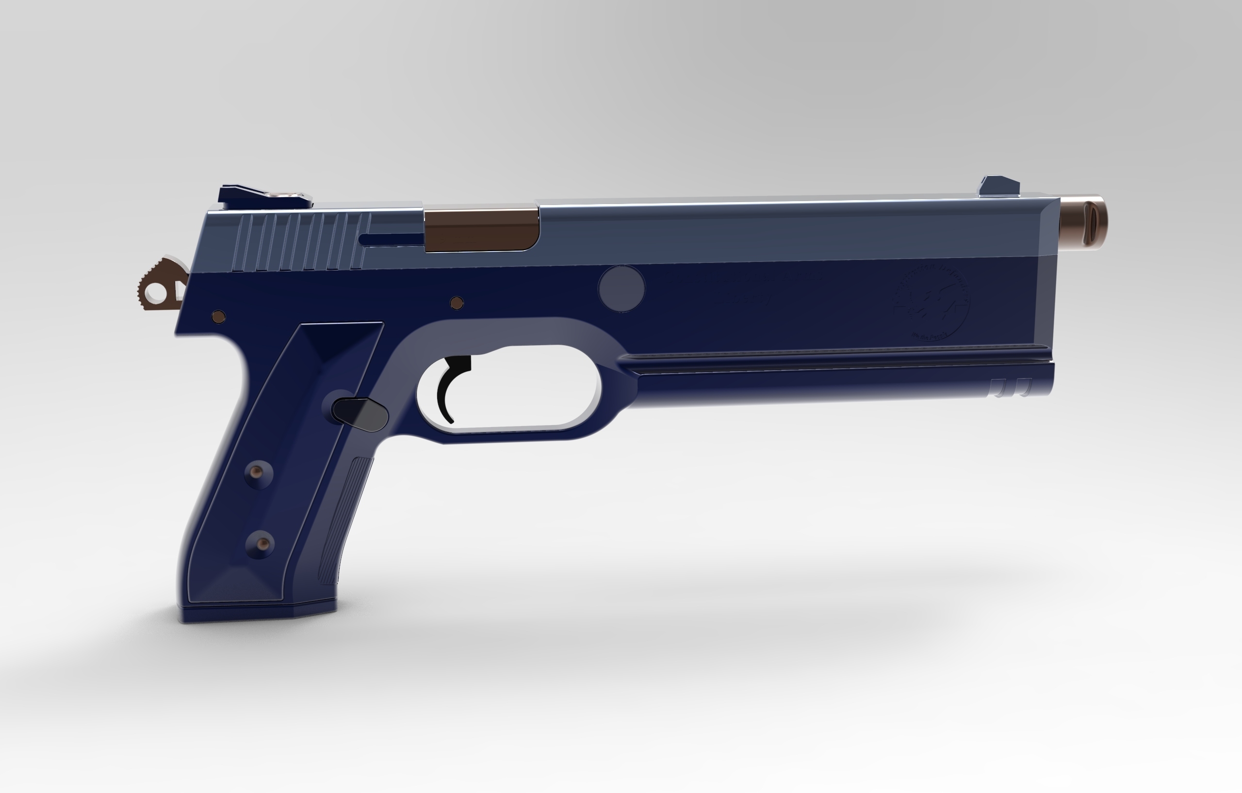 🔫 CYBERPUNK Constitutional Arms Liberty・ STEP File for ・Cults