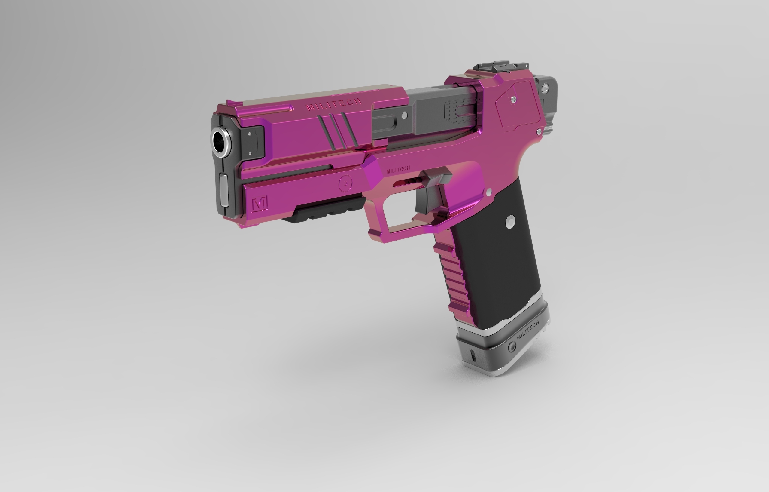 🔫 Militech M-76E Omaha・ STEP File for ・Cults