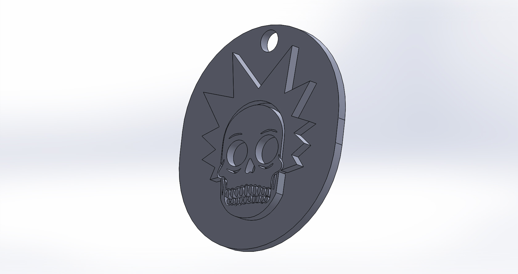 STL file skeleton rick 💀・Template to download and 3D print・Cults
