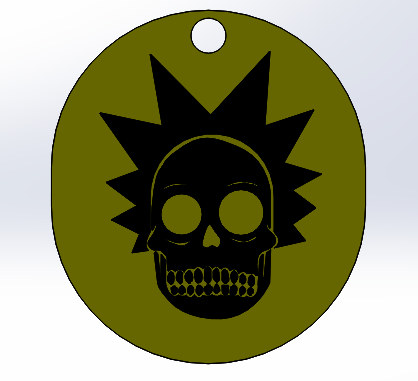 STL file skeleton rick 💀・Template to download and 3D print・Cults