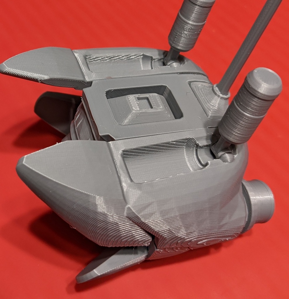 🐱 B-12 Drone from Stray (Easy Printing + Assembly!)・Free 3D File for ・Cults