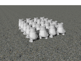 ⚔️ Fantasy Warriors Dwarf Ironbreaker bodies x20・ STL File for ・Cults