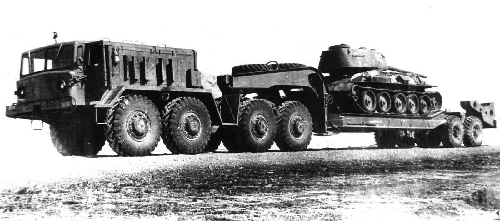 🪖 Russian Army Tank Transporter MAZ-537 Tractor w/ CHMZAP-5247G ...