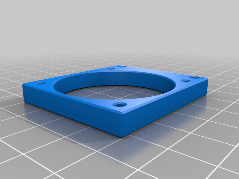 🔧 Fan mount for stepper motor・Free STL File for ・Cults