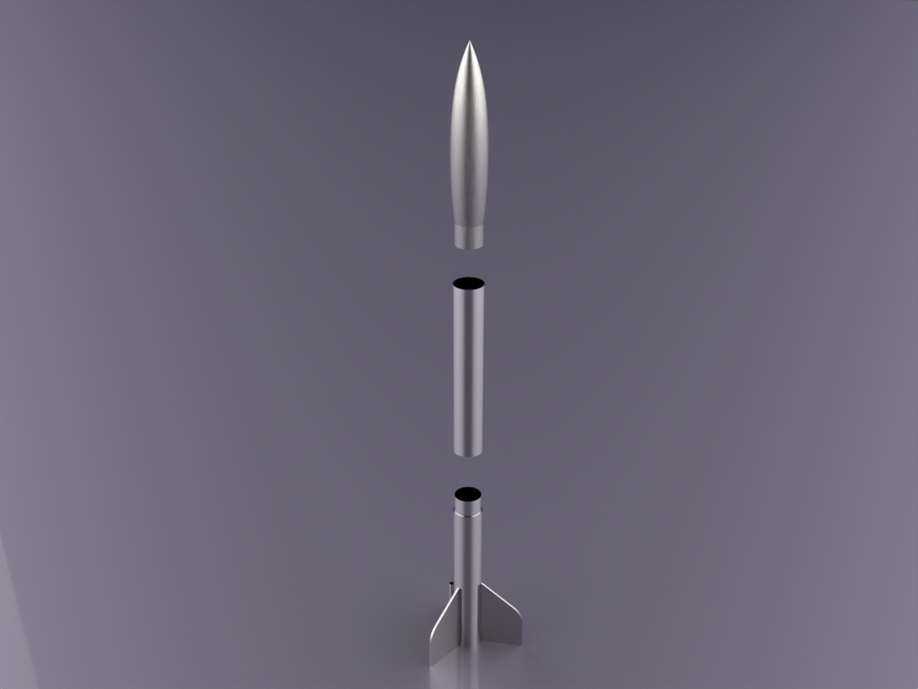 🚀 Aero Rocket | Model Rocket・ 3D File for ・Cults
