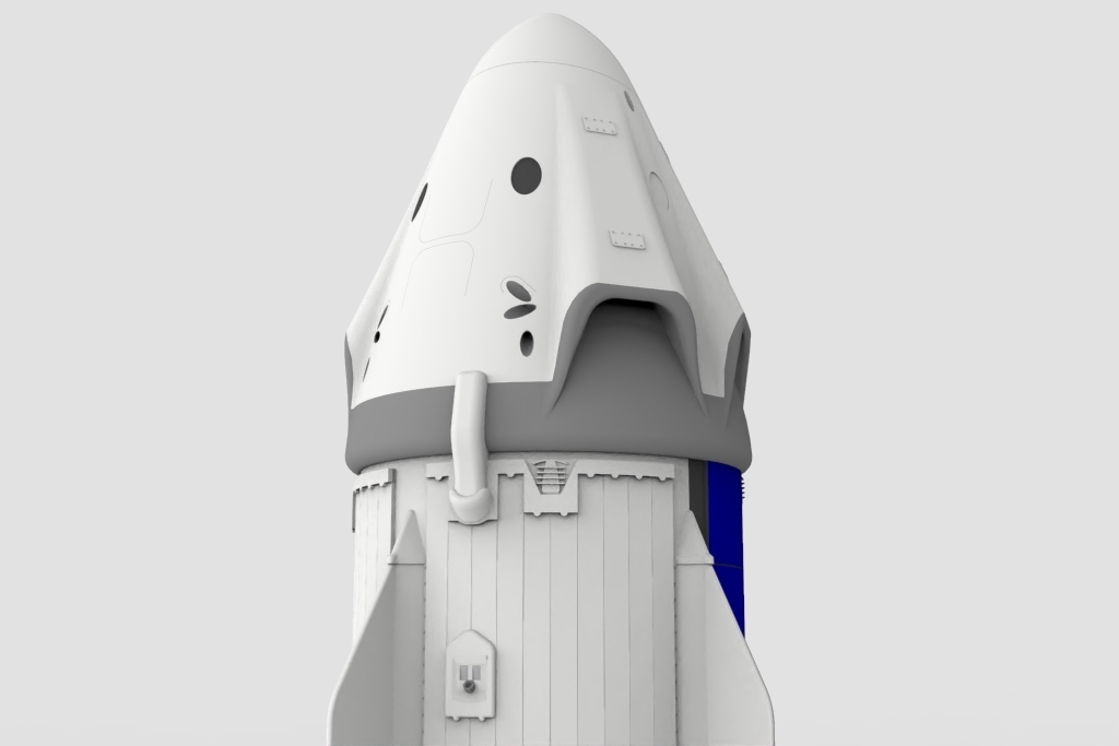 🐉 SpaceX Crew Capsule・ 3D File for ・Cults