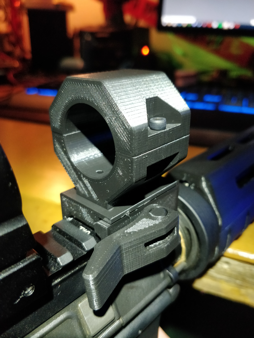 3D printing Quick release Picatinny Rail Mount・Cults