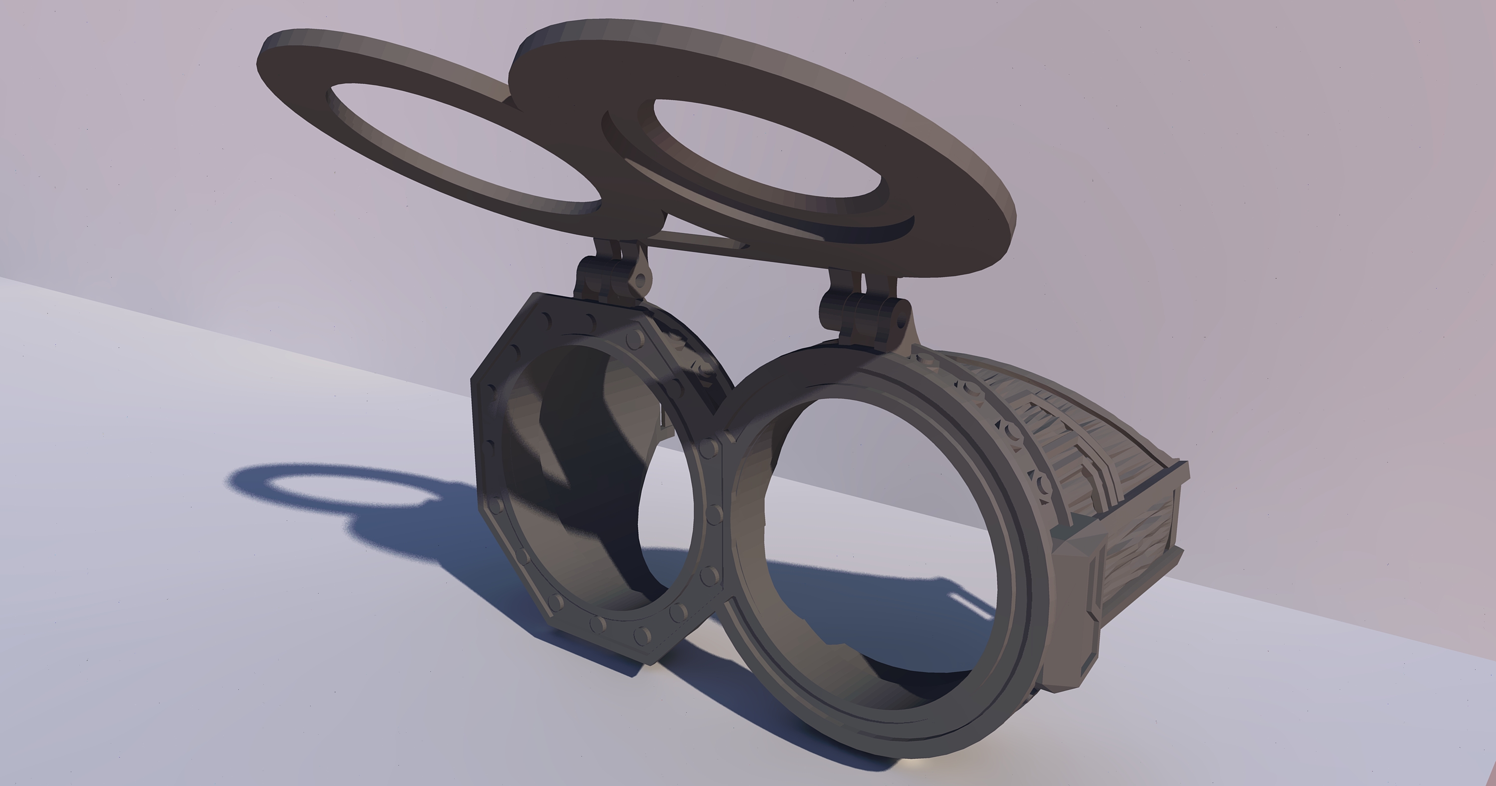 STL file Steampunk GOGGLES - 3D Printing STL - Cosplay - Halloween 3D ...