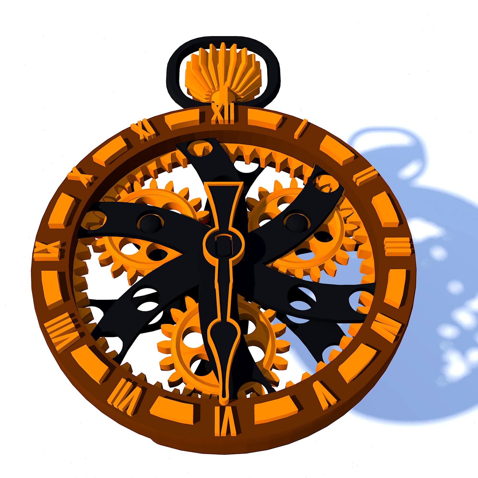 ⌚ Steampunk Cosplay Pocket Watch 3D print model・ STL File for ・Cults