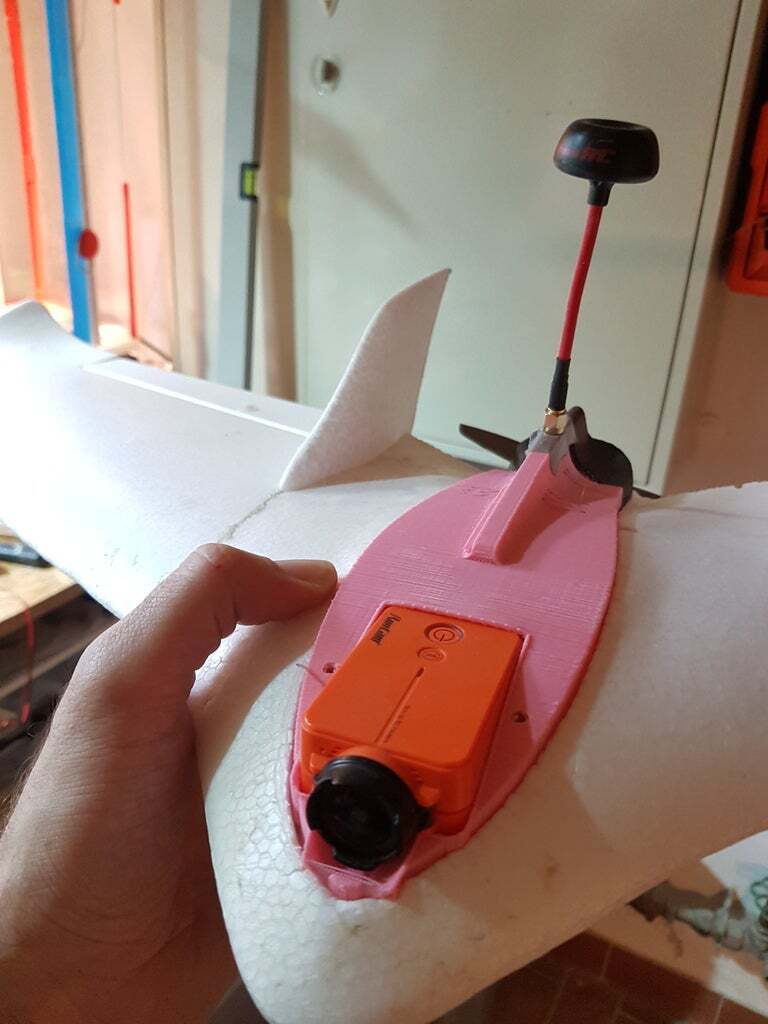 Free STL file Wing Wing Z84 Canopy / Runcam 2 Mount 🪶 ・Object to ...