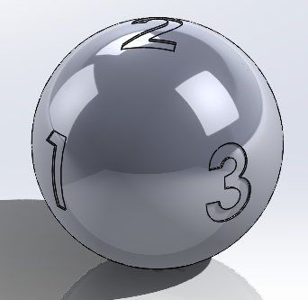 Free 3D file Circular Dice with 6 Sides 🎲 ・3D printing template to ...