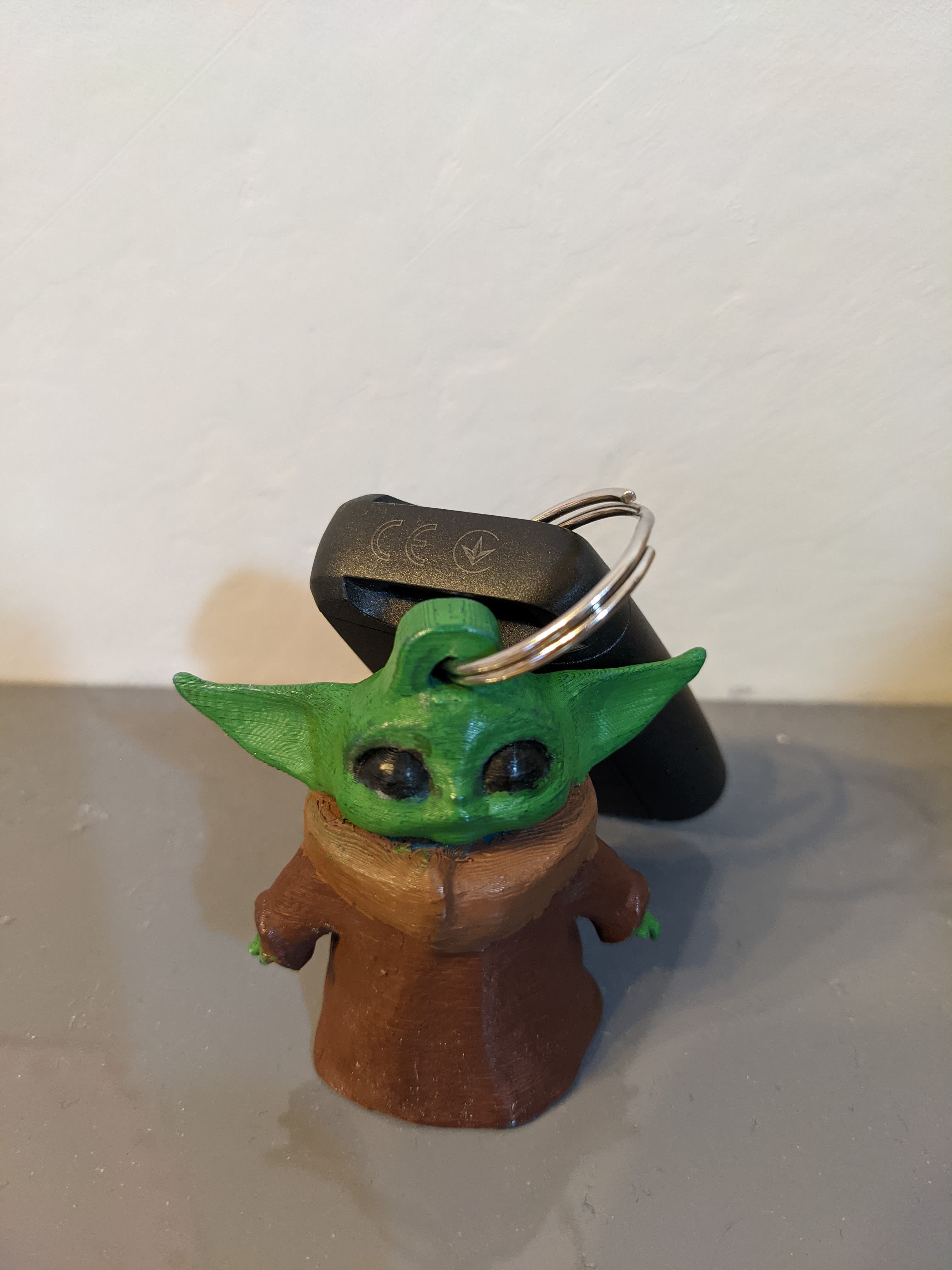 Archivo STL baby yoda - keychain / bébé yoda porte-clés 👶 ・Plan de ...