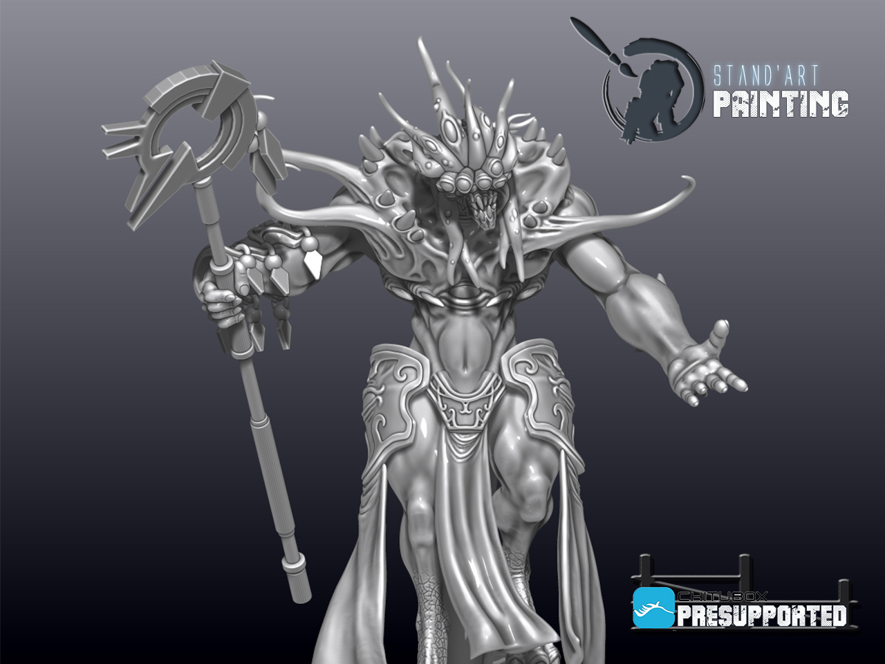 🎲 Demonic Horror・ STL File for 3D printing・Cults