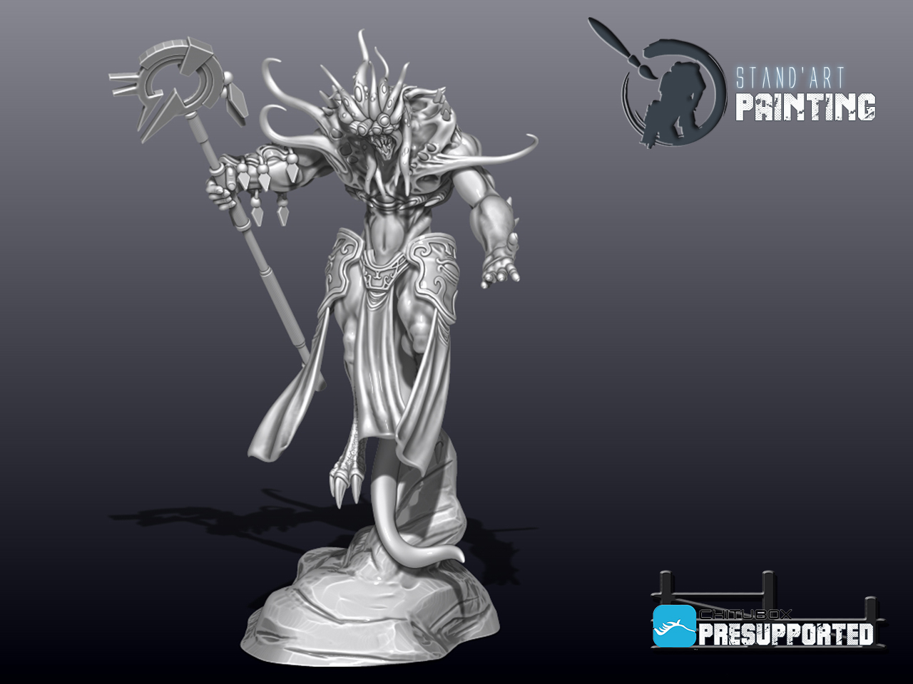 🎲 Demonic Horror・ STL File for 3D printing・Cults