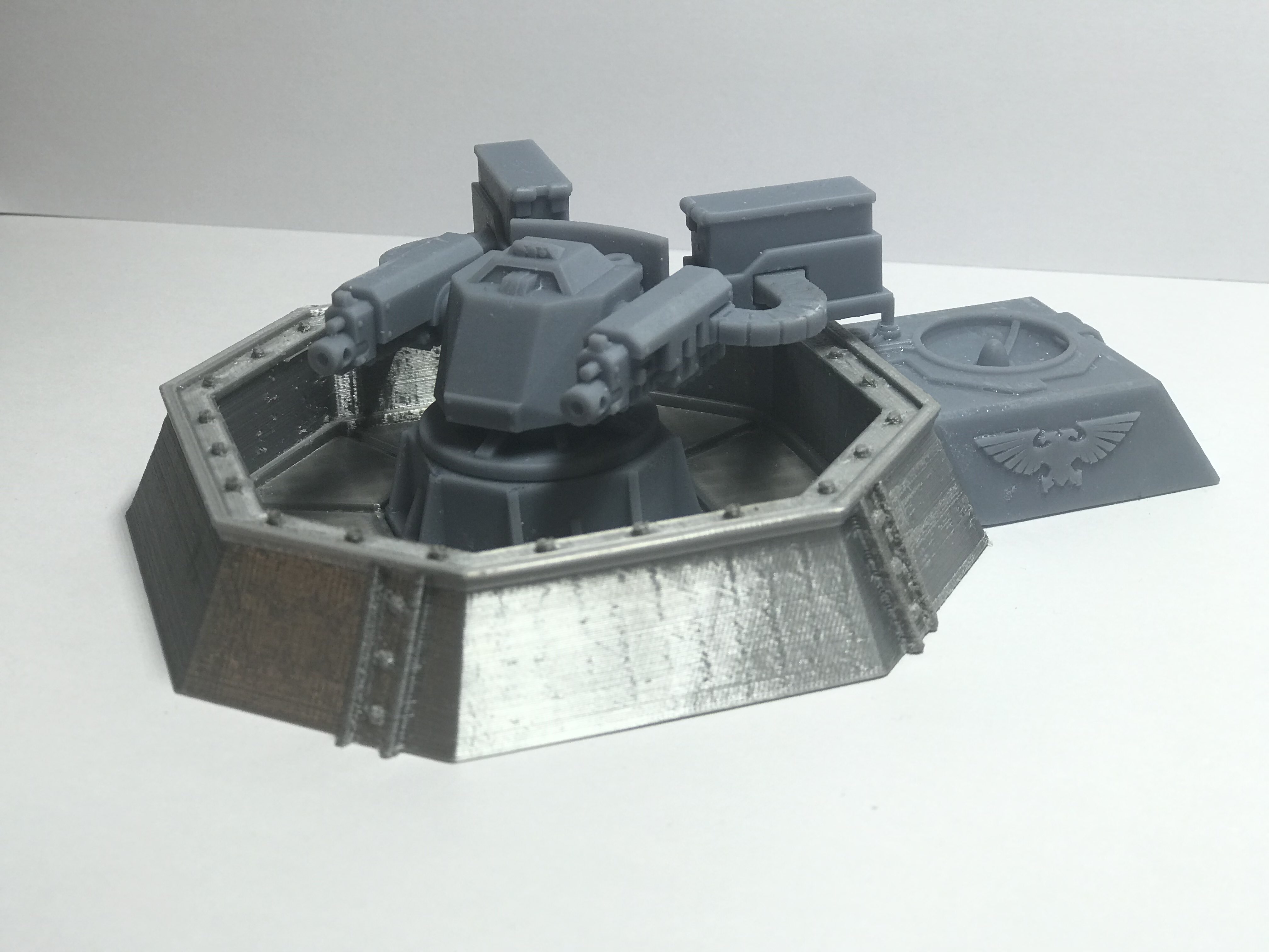 🎲 IMPERIAL ARMY DEFENSE TURRET・ STL File for ・Cults