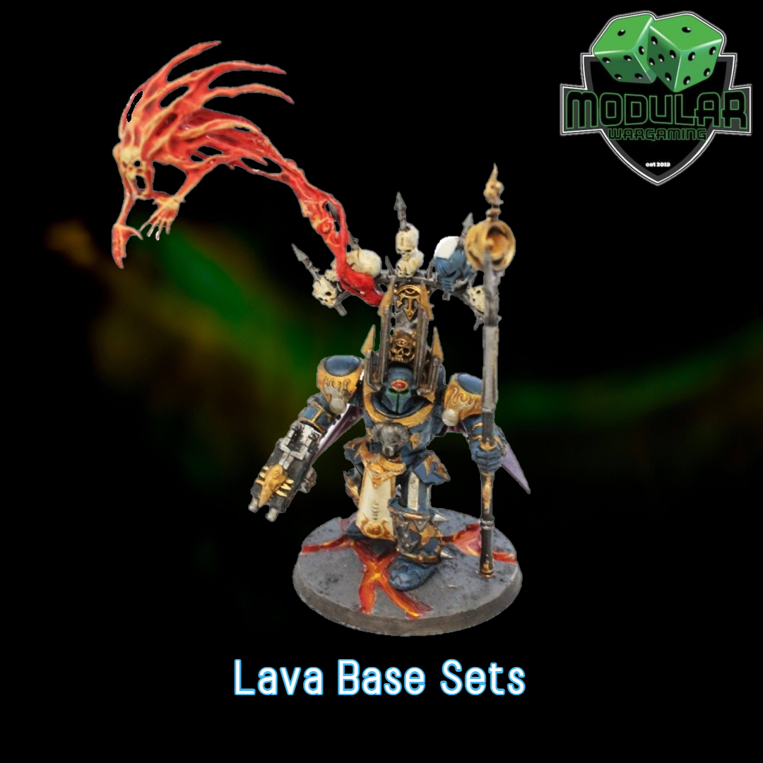 🎲 Lava Hellscape - 28mm set・ 3D File for ・Cults