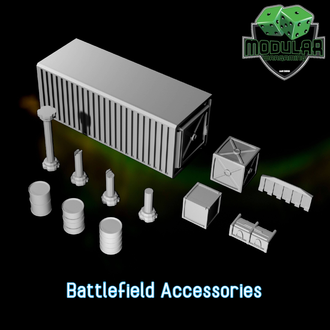 3D file Battlefield Accessories ⚔ ・Model to download and 3D print・Cults