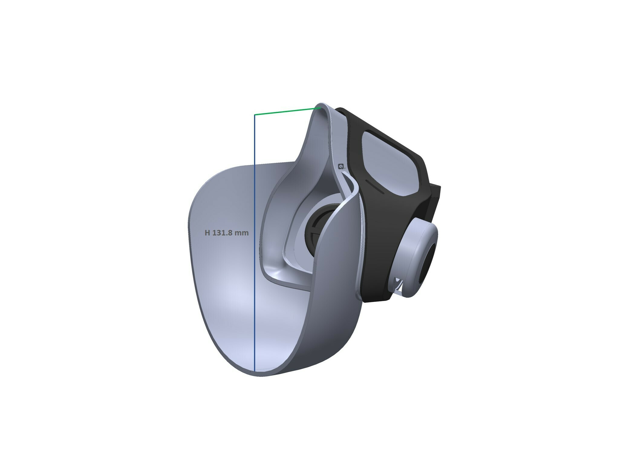 🧑‍ ️ Pilot Mask Assembly / MBU-20 Mask・ 3D File for ・Cults