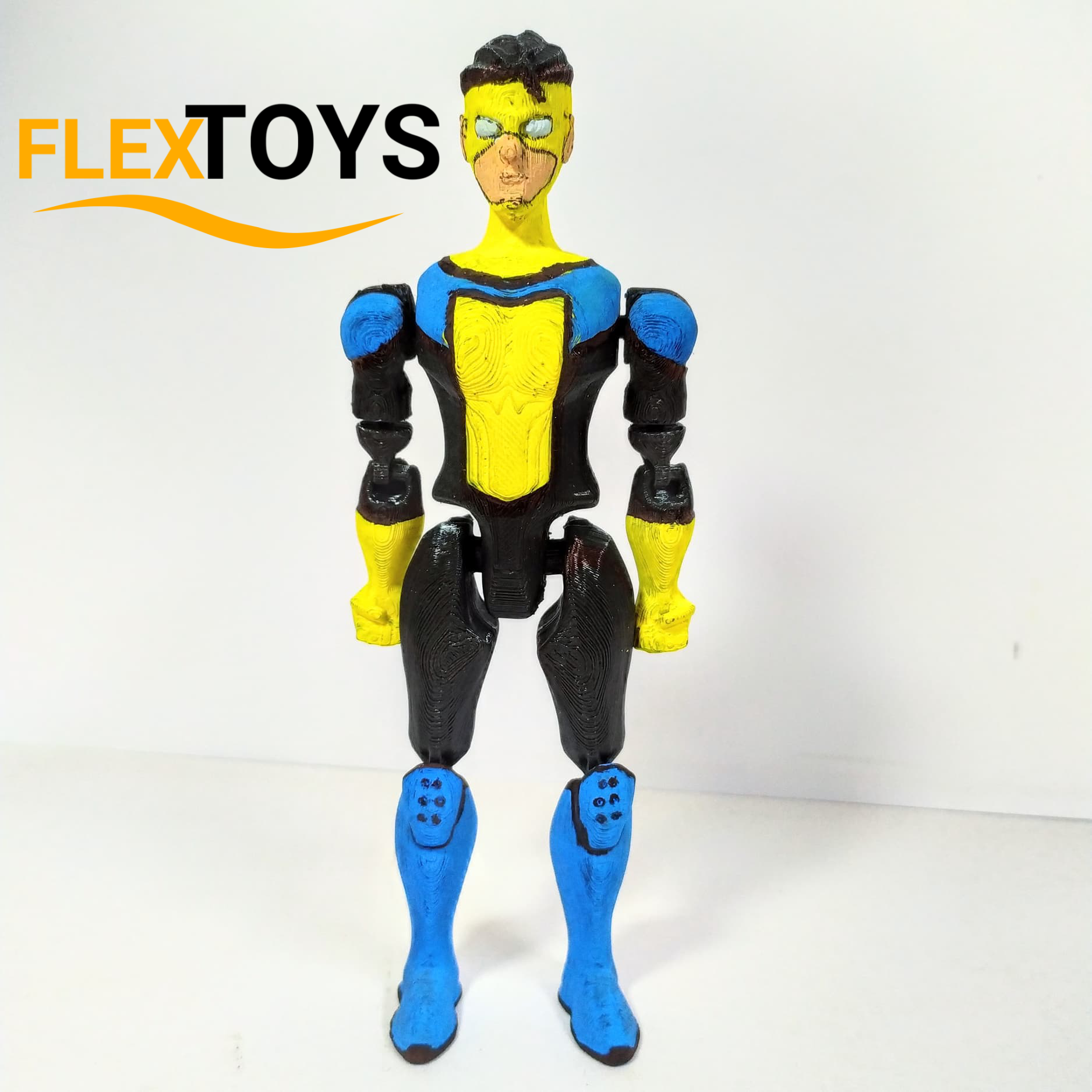 arquivo STL Figura de acción Flexi: Interpretación de Invencible ...