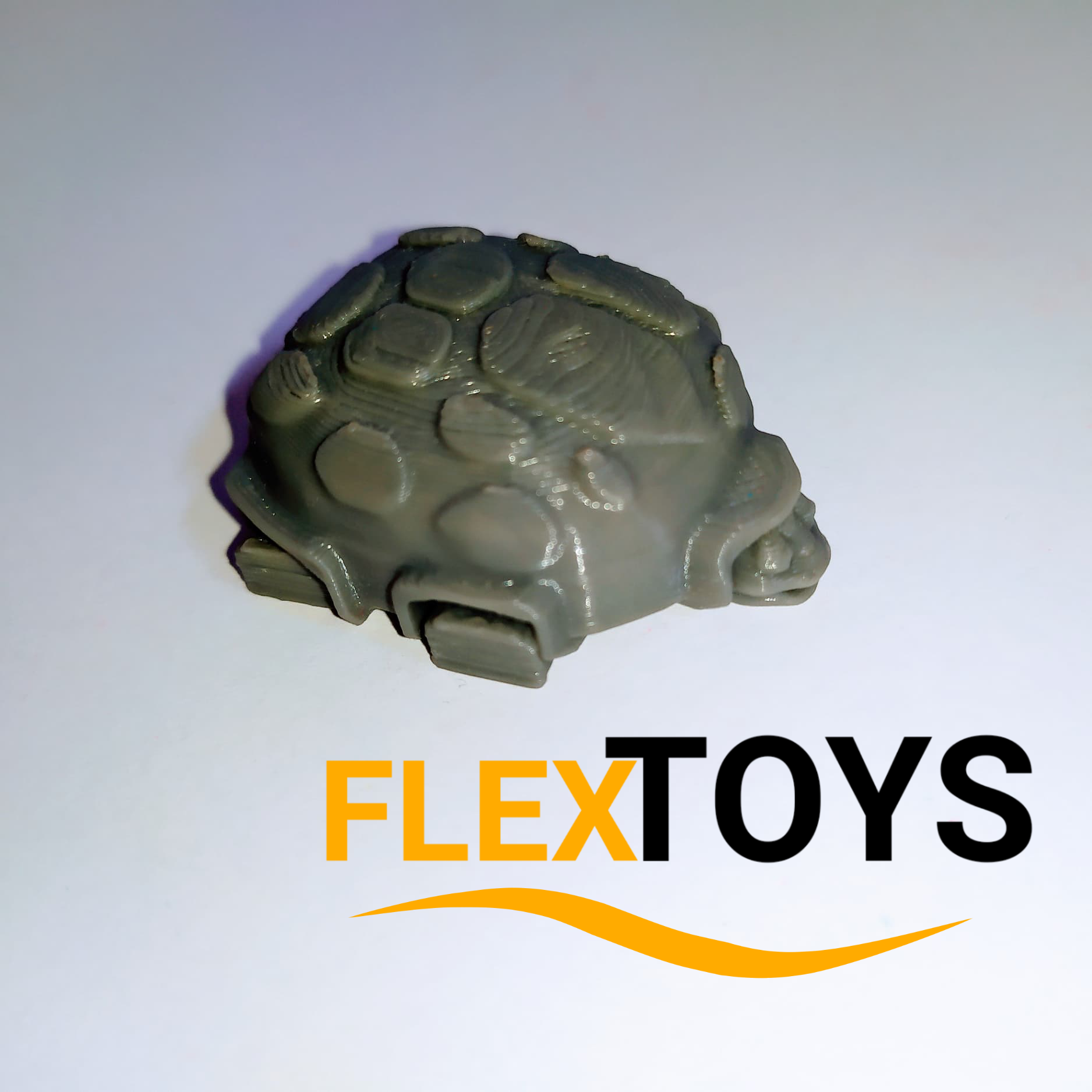 🐢 Cute Flexi Turtle・Free STL File for ・Cults