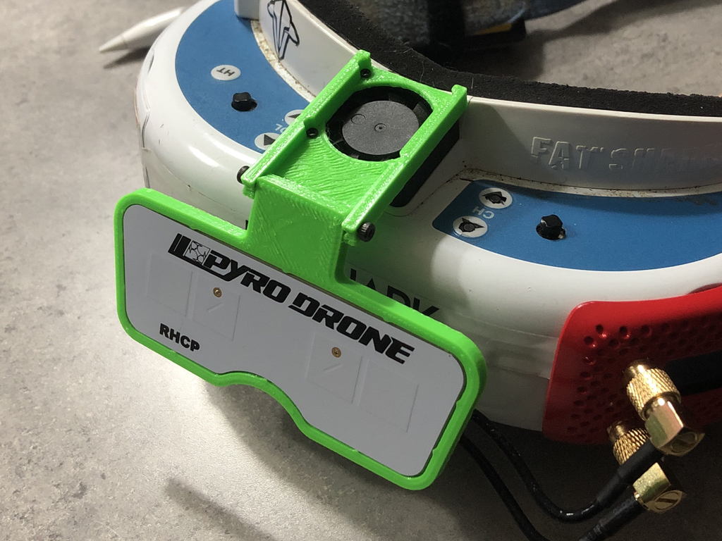 3D-Datei PYRODRONE PYROPATCH 5.8G DUAL PATCH ANTENNE FÜR FATSHARK 🚁 ...