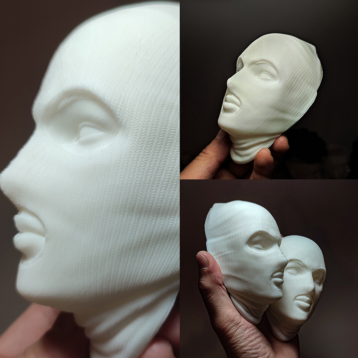 👧 Hooded girl・ STL File for 3D printing・Cults