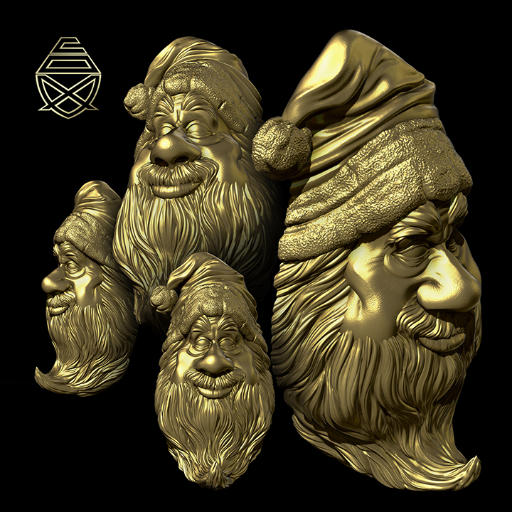 🎅 Santa Claus・Free STL File for 3D printing・Cults