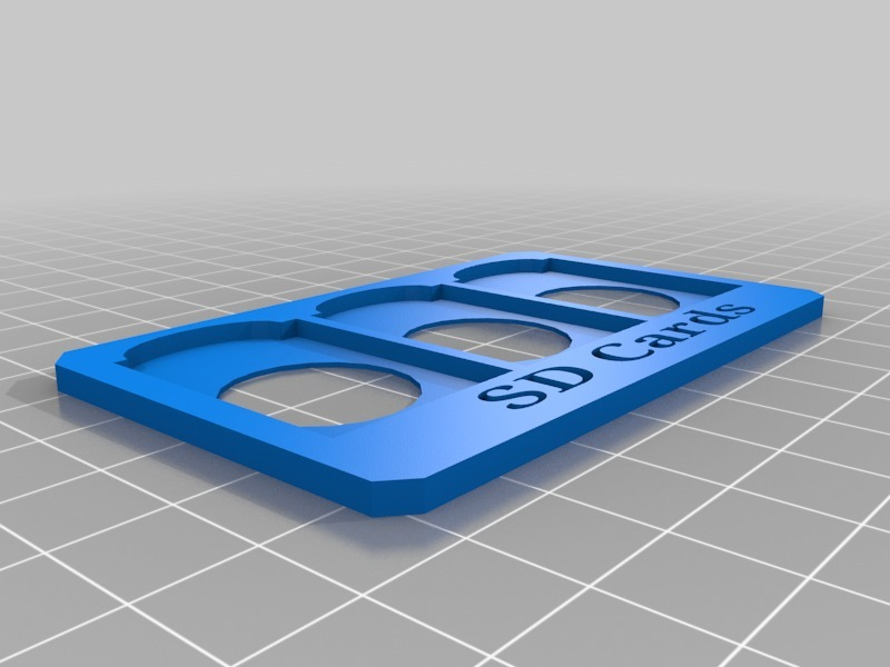 Free 3D file SD Card holder, Slim, pocket size 📷 ・3D printing idea to ...
