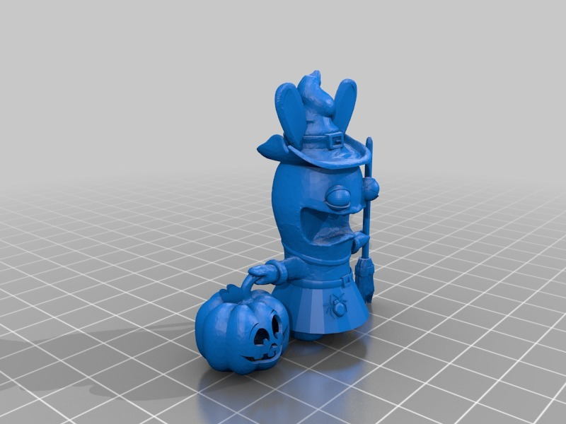 Free 3D file Raving Rabbids Witch :) 🧙‍♀️ ・3D print design to download ...