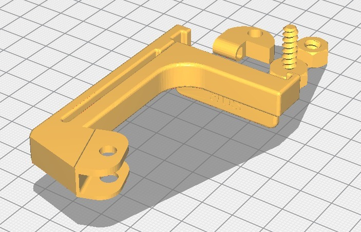 Archivo STL gratis Soporte de cámara Ender 3 para cámara web Logitech ...