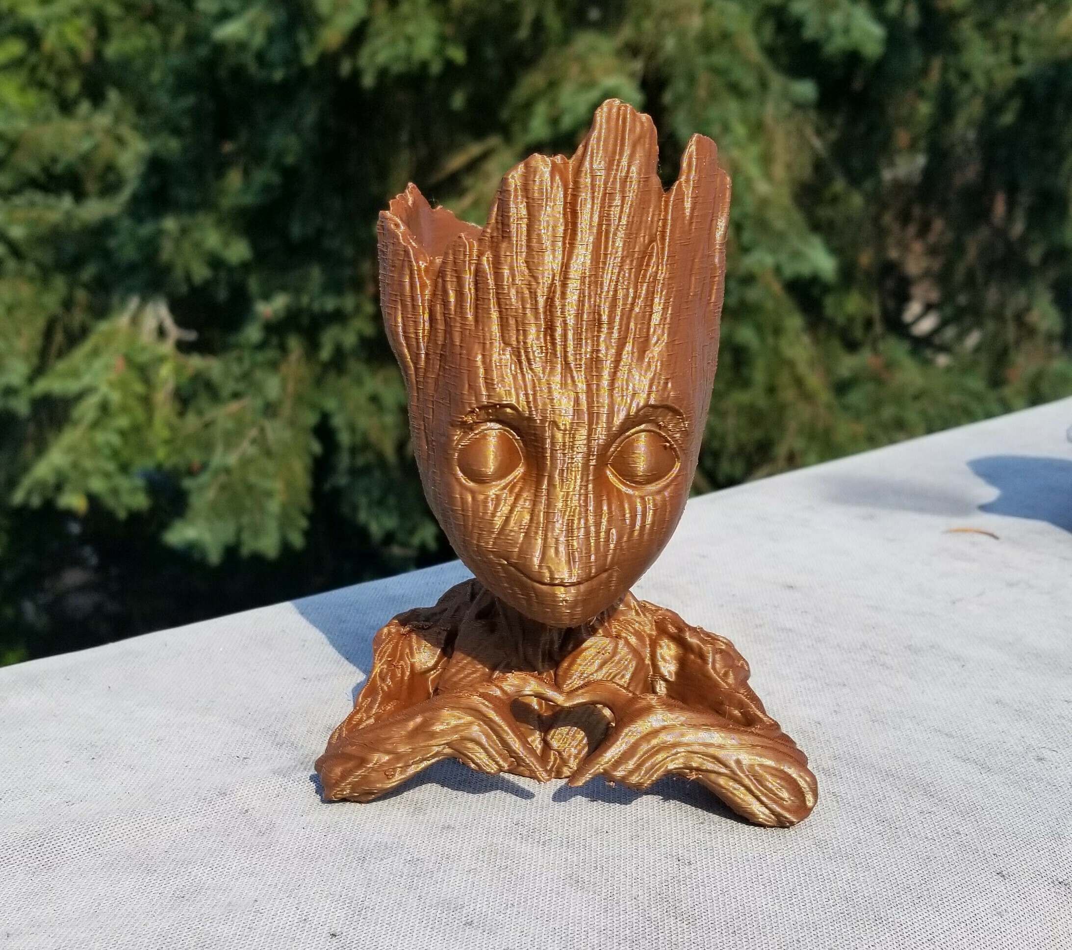 Archivo STL gratuito Baby Groot Heart 👶 ・Idea de impresión 3D para ...