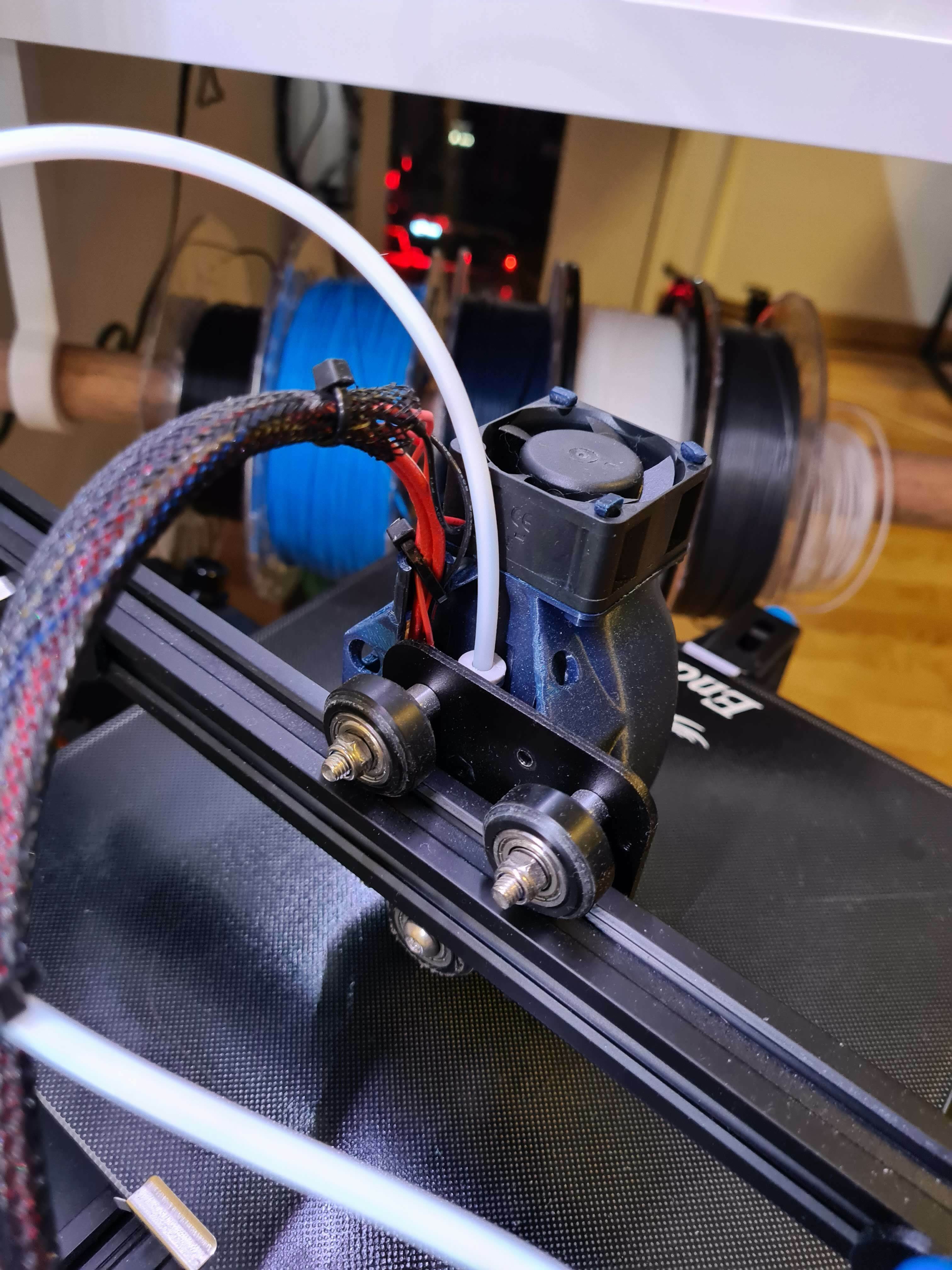 3D printed Ender 3, 3 V2, 3 pro, 3 max, dual 40mm axial fan hot end ...