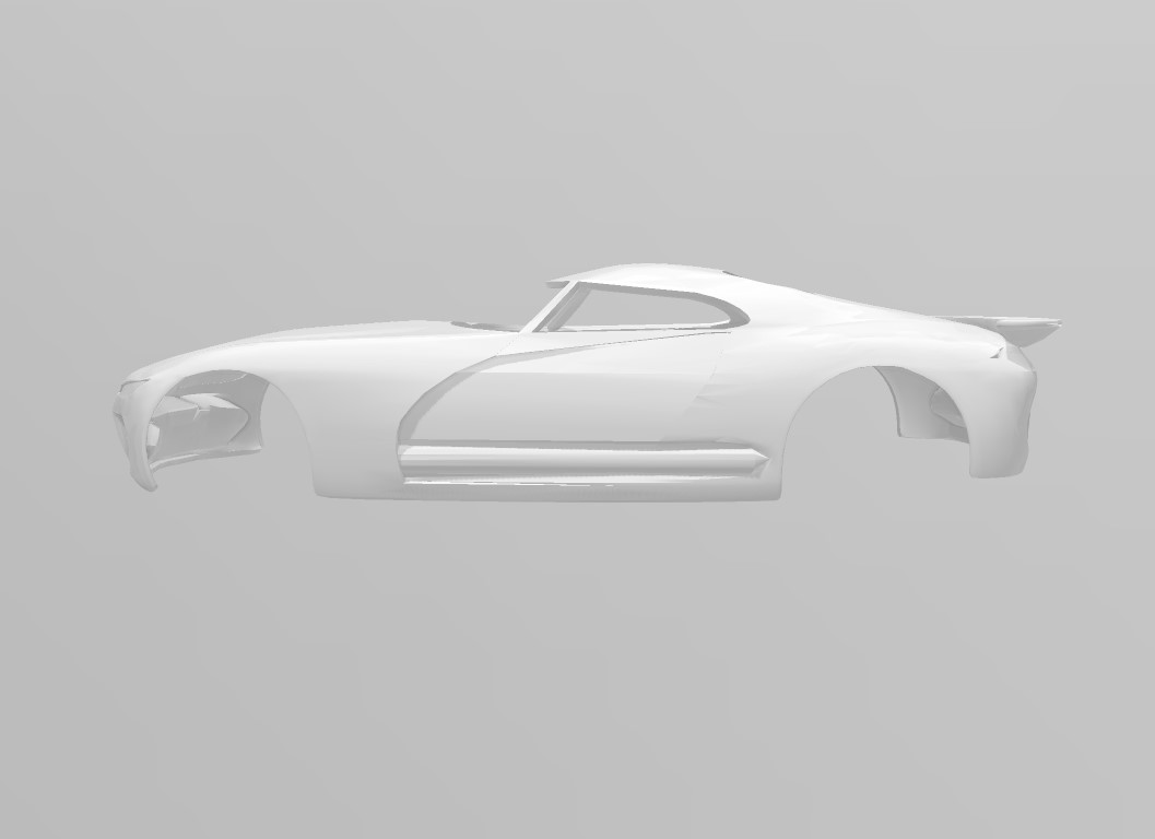 🎬 DODGE VIPER DEFENDER (Movie Car) 1:24 & 1:25 SCALE・ OBJ File for ・Cults