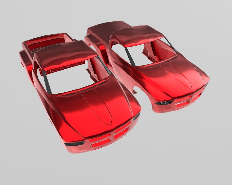 Файл OBJ DODGE SIDEWINDER CONCEPT 2013 (4 варианта сборки) 1:24 и 1:25 ...