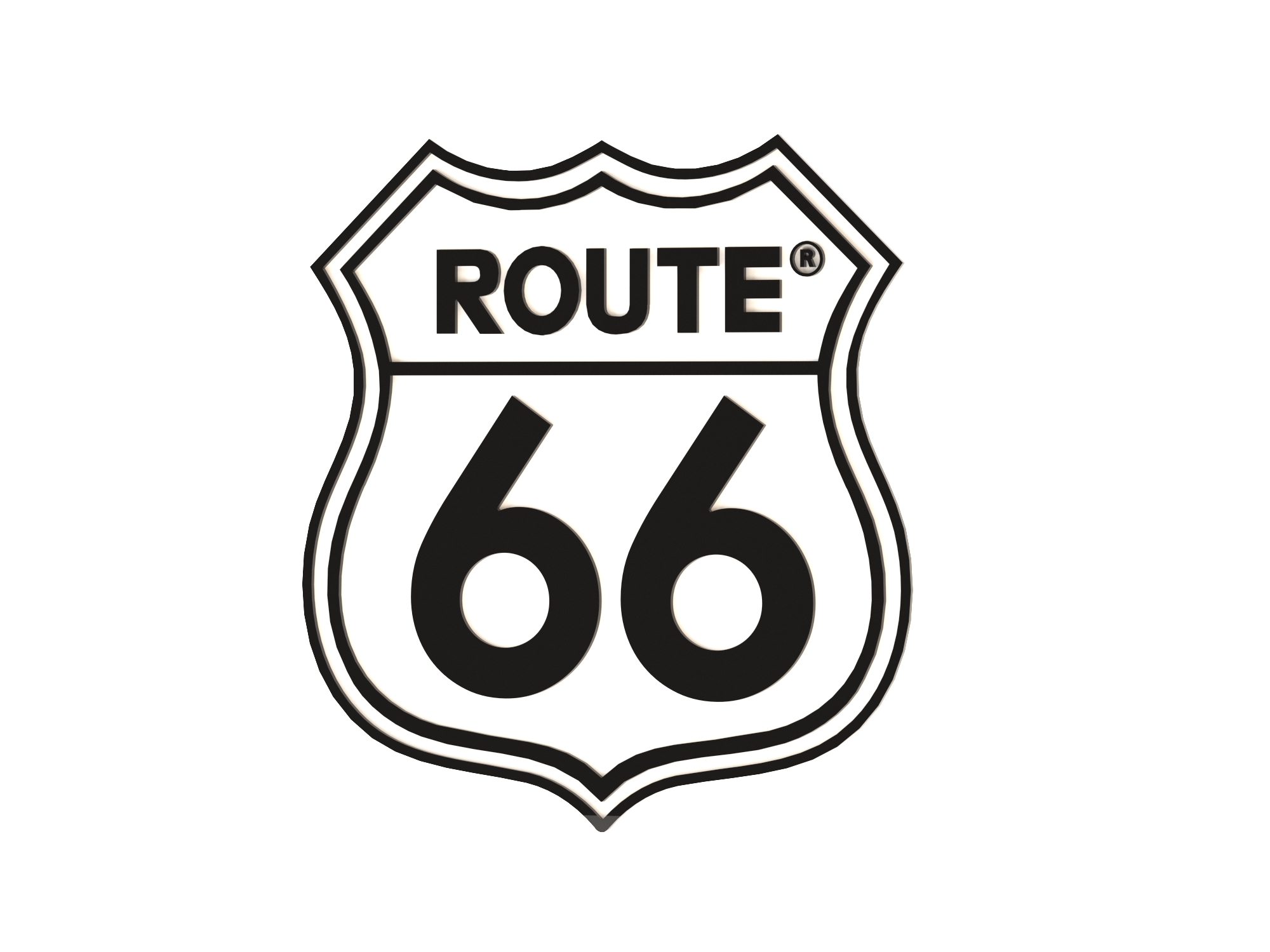 Free STL file Route 66 👽 ・3D print object to download・Cults