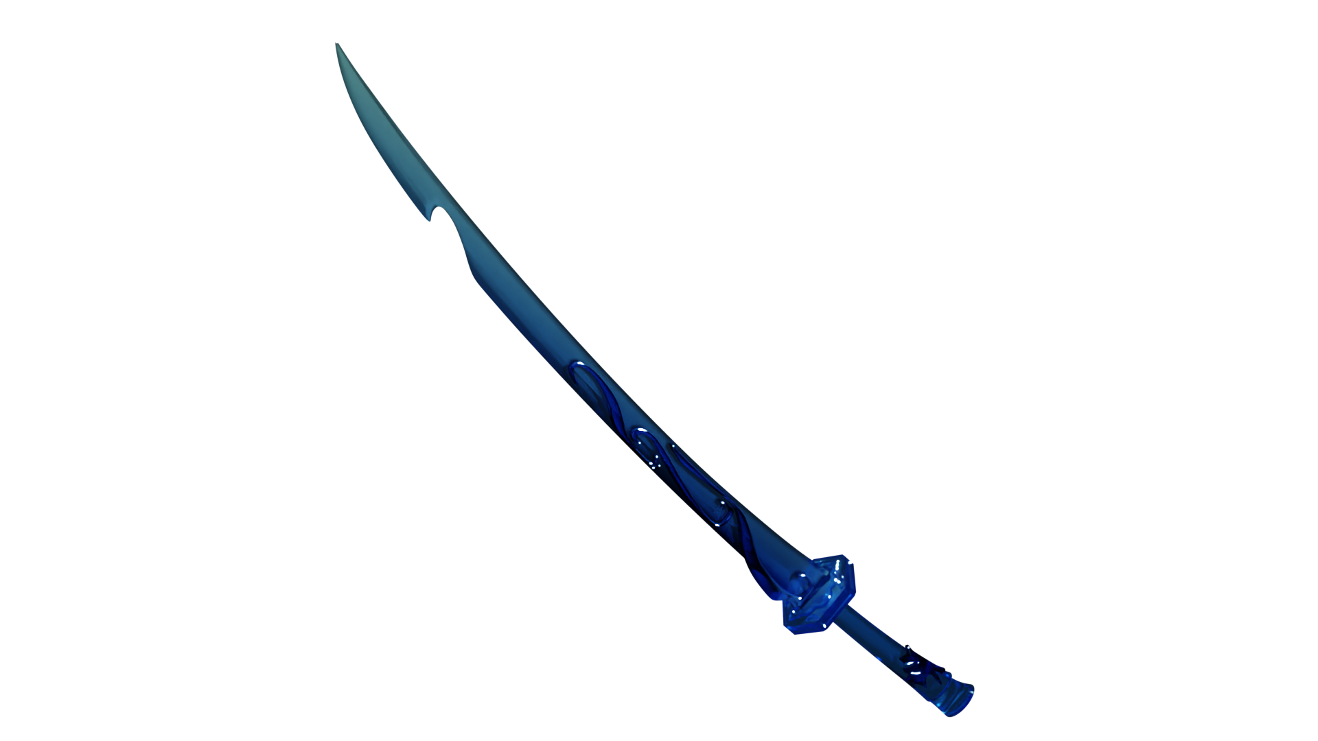 🗡️ Ayato's Hydro Sword -- Genshin Impact -- Sliced Print Ready・ OBJ ...