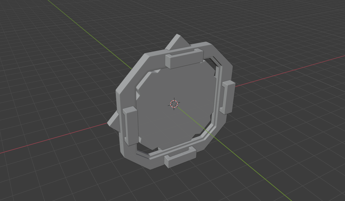 STL file Liyue Vision Set -- Genshin Impact -- Vision Frame and 7 ...