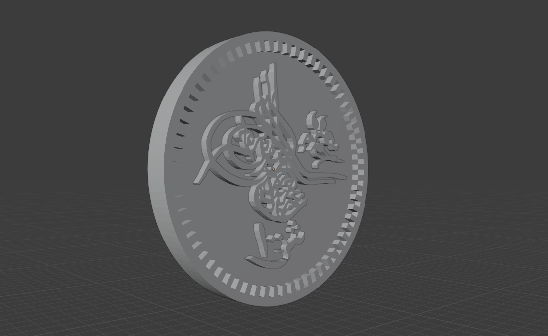 Free STL file Ottoman Coin 🪙 ・3D printer model to download・Cults
