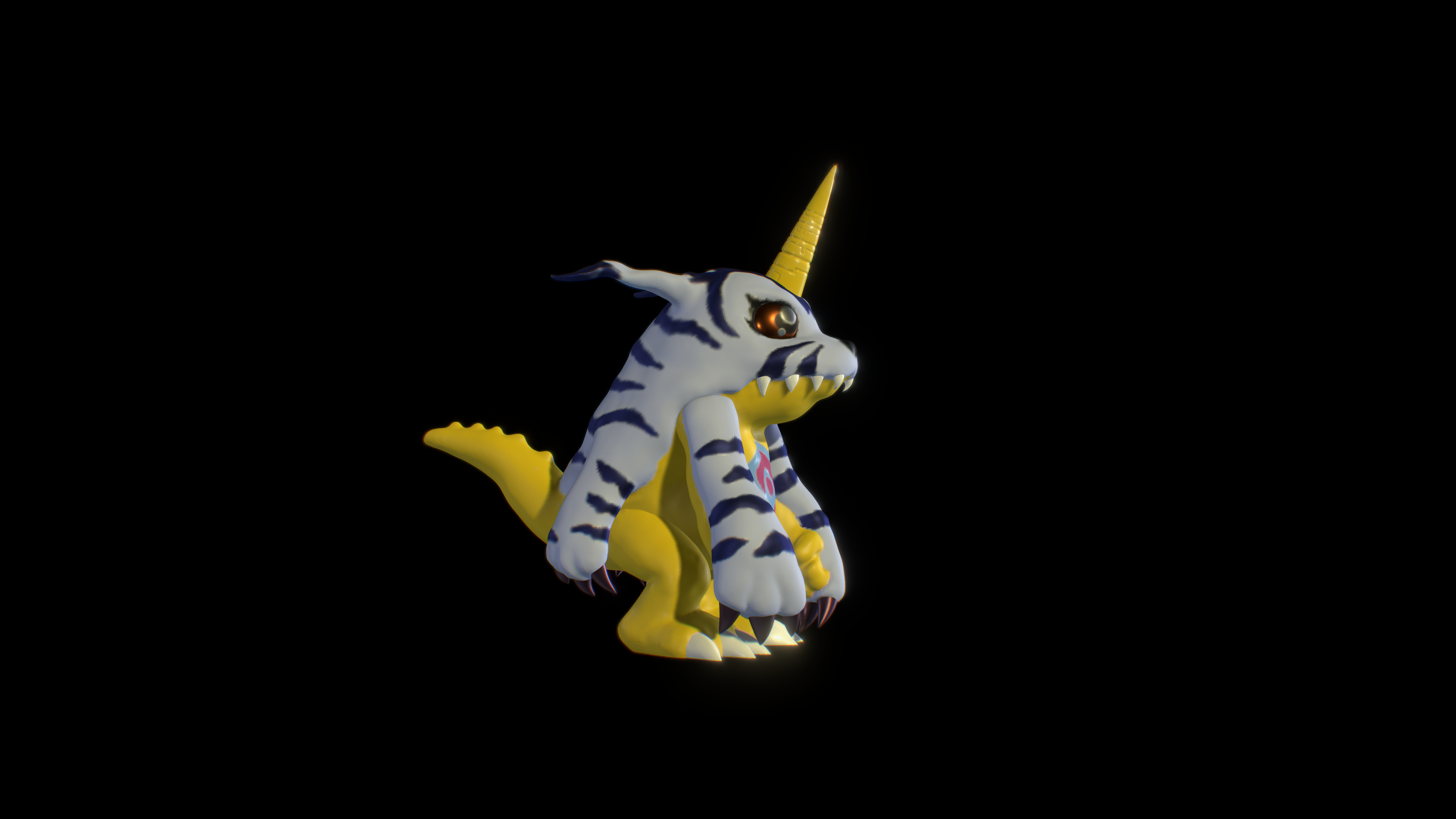 STL file DIGIMON GABUMON figure 3d print 🐉 ・3D printing design to ...