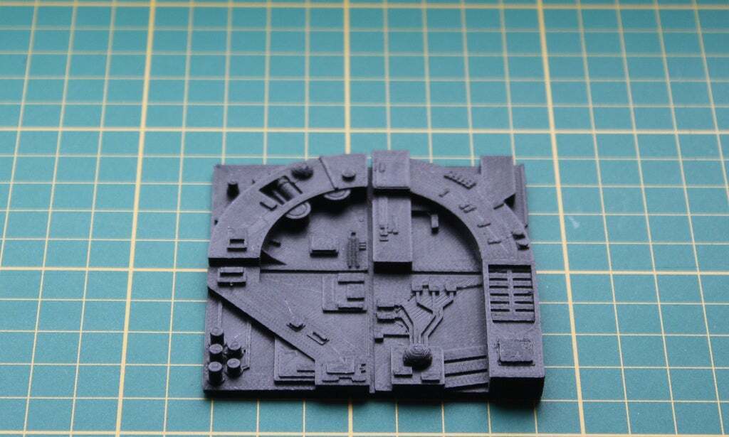 ⭐ Star Wars Death Star Surface Tile F1・Free STL File for ・Cults