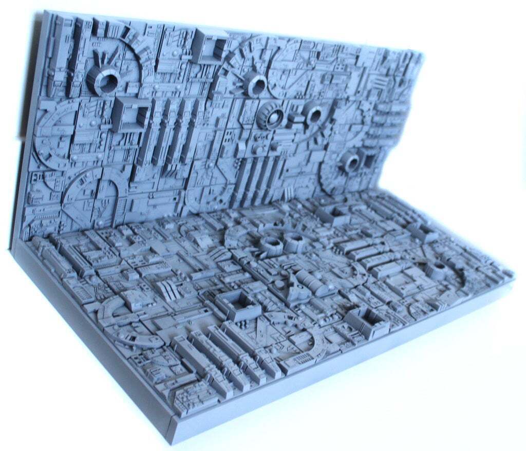 ⭐ Star Wars Death Star Surface Tile E1・Free STL File for ・Cults