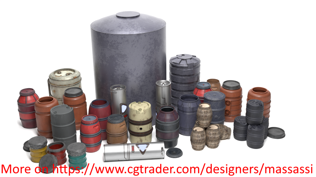 🥁 Docking Bay 7 Barrel・Free 3D File for ・Cults