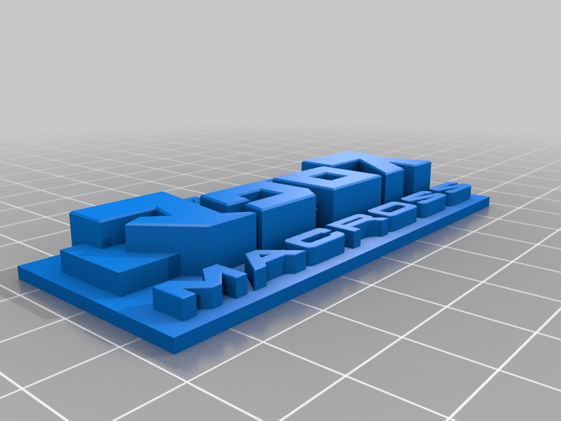 Free STL file Macross Logo 🎲 ・Design to download and 3D print・Cults