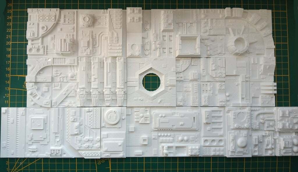 Free STL file Star Wars Death Star Surface Tile I1 ⭐ ・3D printing ...