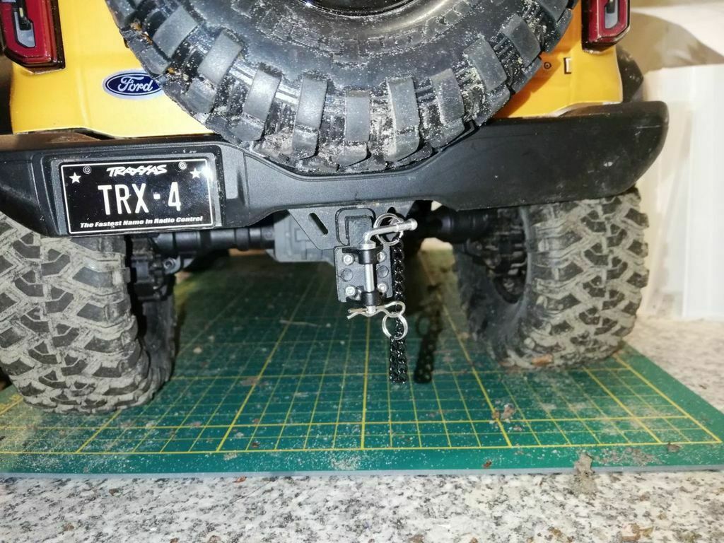 🚐 Traxxas TRX4 2021 Bronco adapter trailer hitch・Free 3D File for ・Cults