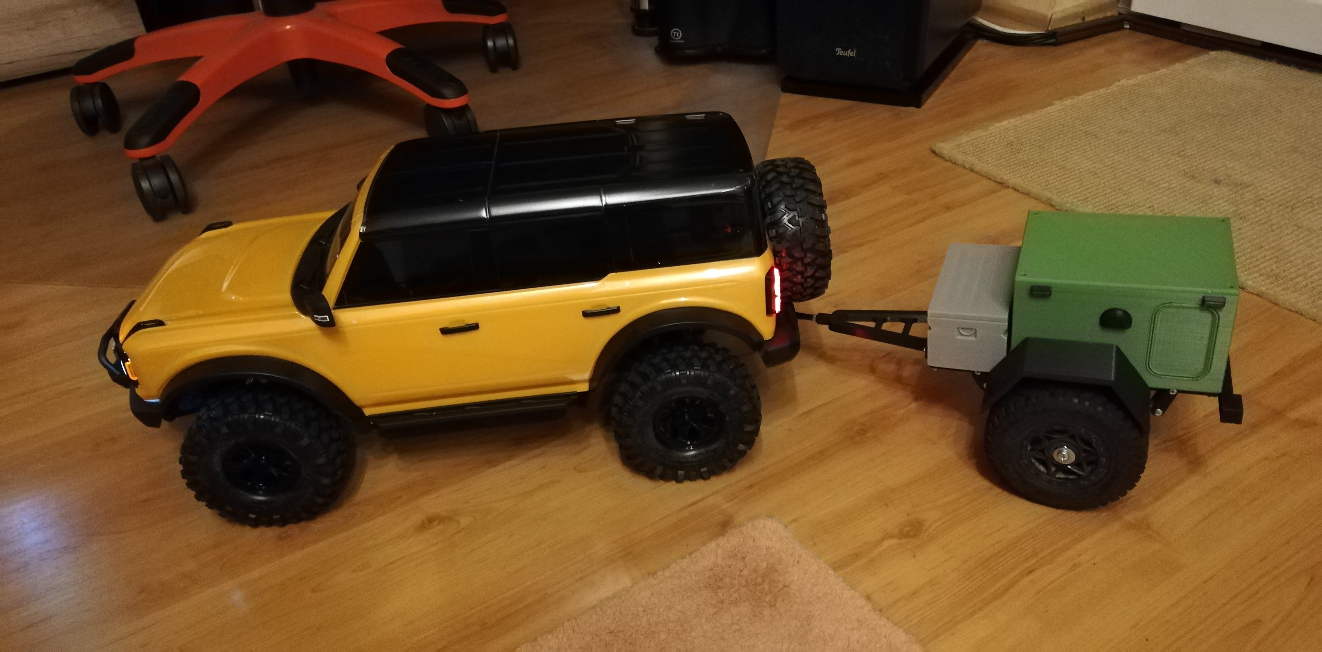 3D print 1:10 scale offroad trailer for crawlers・Cults