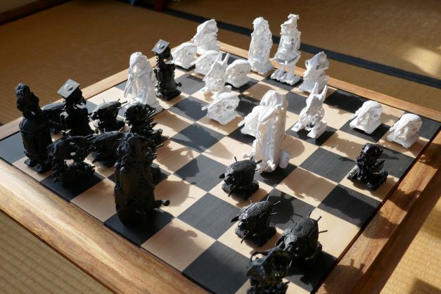 💀 Skull Tanks Chess Set・Free STL File for 3D printing・Cults