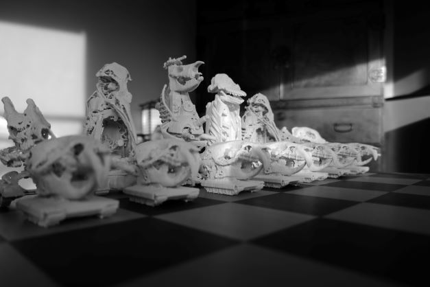 💀 Skull Tanks Chess Set・Free STL File for 3D printing・Cults