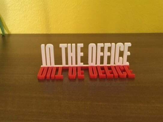 3D printing Desk Sign・Cults