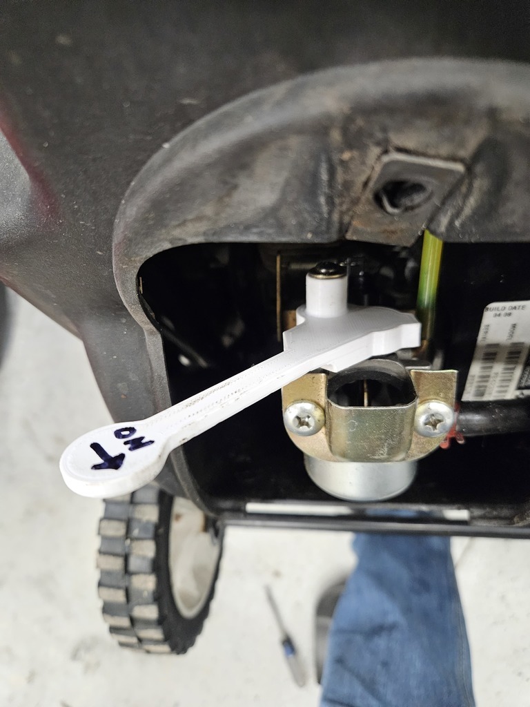 Free 3D file Toro 110-9382 / 104-0878 Choke Lever For Power Clear Snow ...